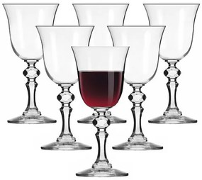 Krosno 6dílná sada sklenic na červené víno Krista, 220 ml
