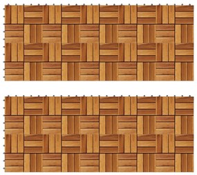 20 ks akáciové terasové dlaždice 30 x 30 cm,  271792