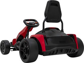 Ramiz Dětská motokára na baterie Fast 3 Drift červená + funkce driftu + motory 2x150W + LED rádio + pásy