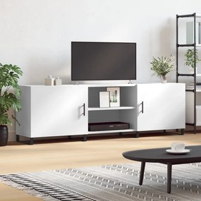 TV skříňka bílá 150 x 30 x 50 cm kompozitní dřevo - Default Title