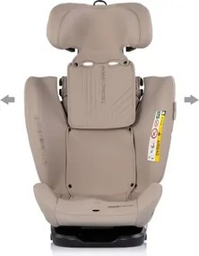 CHIPOLINO Autosedačka Techno i-Grow i-Size Latte / 40-150 cm / Isofix