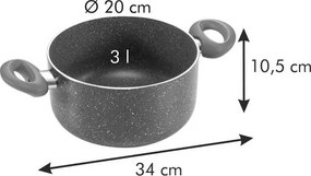 TESCOMA Kastrol MANICO ROSSO ø 20 cm, 3,0 l
