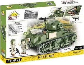 COBI 3129 II WW M3 Stuart, 1:35, 511 k, 2 f