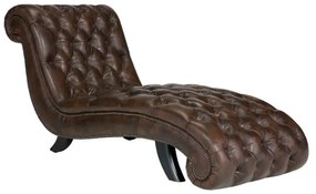 furniture-nabytek.cz - Masivní pohovka Chesterfield Bedford, pravá kůže, hnědá