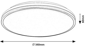 Rabalux SLAVA LED koupelnové svítidlo 75058