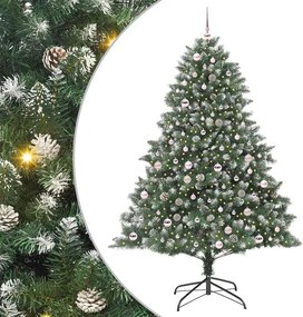 Umělý vánoční stromeček Zelená 210 cm PVC, plast a ocel 3395247
