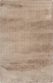 TZ Béžový obdélníkový koberec 3D Rabbit Rozměr: 80x150 cm