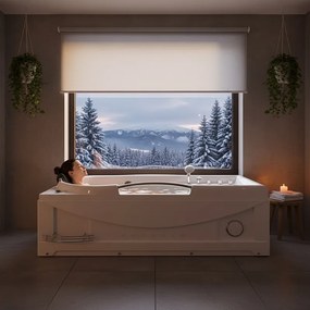 Terra Hydromasážní vířivá vana Ramzes 634 168x85 s ohřevem vody
