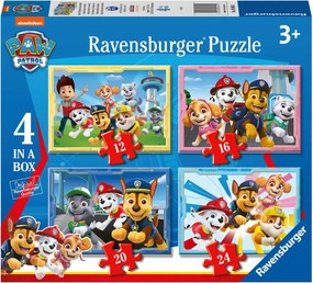Puzzle ravensburger 030651 tlapková patrola 4 v 1