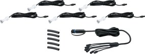P 93694 Plug&Shine sada vestavné svítidlo MicroPen II IP67 3000K 5x0,22W - PAULMANN