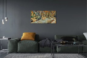 Obrazy na plátně Art abstraktní městský trh 120x60 cm