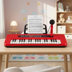 Costway 37 Klávesy Elektronické piano s mikrofonem a hudebním stojanem