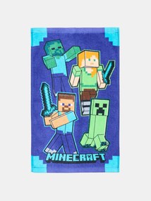 Sinsay - Bavlněný ručník Minecraft - modrá
