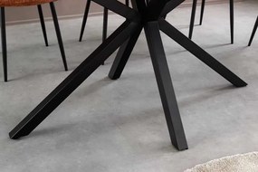 Keramický jídelní stůl Fabrico 160 cm antracitový