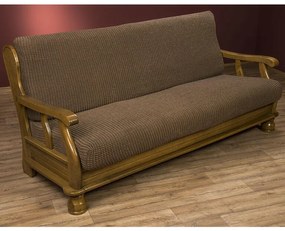 Super strečové potahy GLAMOUR tabákové relaxační křeslo (š. 70 - 90 cm)