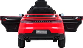 Elektrické autíčko Porsche Cayenne červené
