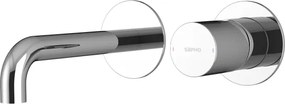 Sapho Sapho, ULTRATAP 2-prvková podomítková umyvadlová baterie, hubice 20cm, chrom, UT018T