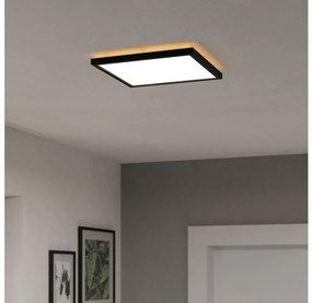 Eglo 901466-LED RGBW St. koupel. svítidlo ROVITO-Z 13,4W/230V 29x29cm IP44 černá
