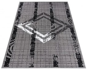 Moderní kusový koberec ATENA FM35A šedý Rozměr: 120x170 cm