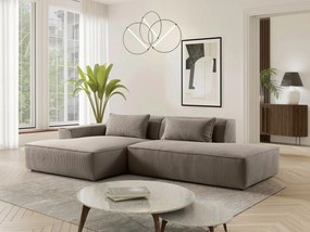 XXXLutz ROHOVÁ SEDAČKA, plast, textil, kompozitní dřevo, cappuccino MID.YOU - Sedací soupravy - 000694009609