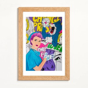 Vendula Veselá | Wona Wena Vendula Veselá | Newspaper Rám: Černý, Velikost: 40 x 30 cm