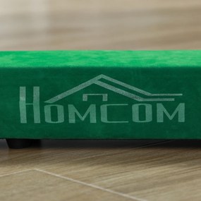 HOMCOM balanční kladina 210 cm skládací pro vnitřní i venkovní použití, balanční kladina do 120 kg, stabilní balanční kladina v zelené barvě