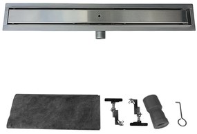 BPS-koupelny Sprchový odtokový žlab 2in1 DL01 FIX HYD-2653 70 cm, satén