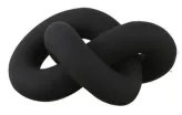 Keramická dekorace Knot Black COOEE Design
