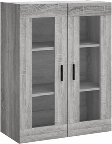 Skříň highboard šedá sonoma 69,5 x 34 x 180 cm kompozitní dřevo 3198359