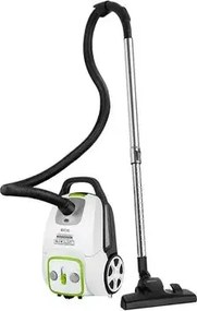 ECG VP S3010 bílá / sáčkový vysavač / 700 W / 3 L / 75 dB / rádius 7.5