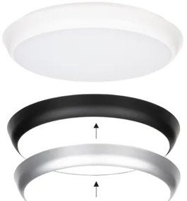 LED svítidlo McLED Calvia 18 12/15/18W CCT 3000/4000/6000K IP65 bílá/černá/stříbrná ML-411.011.42.0