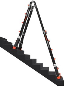 Little Giant Dark Horse – sklolaminátový žebřík 6 v 1 dosah: štafle 289 / žebřík 436 cm, Model: 13