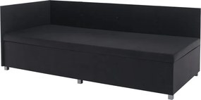 Válenda AURIA UNI 90x200 s úložným prostorem, šedá Trinity 34 Kondela 0000395671