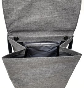 Rolser Com Tweed Black Tube taška na kolečkách, černá