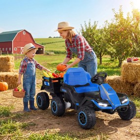 Costway 24 Elektrický traktor V Elektrický traktor pro děti ve věku 3 a starší