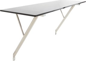 Závěsný pracovní stůl nástěnný se skleněnou deskou 40x120 cm Kullaberg – Jotex