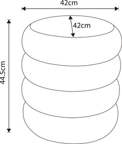 Taburet Snuggo II krémový