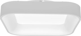 Ecolite Bílé LED stropní/nástěnné svítidlo hranaté 40W s DO WMKL01S-40W/LED-BI
