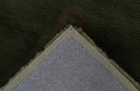 Kusový koberec Lalee Heaven / 160 x 230 cm / 100% polyester / olivově zelená
