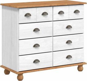 Kotec ASKIM Bílá 91 x 40 x 184 cm Masivní borové dřevo 3334643