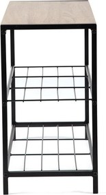 Černý ocelový botník 63x44x30 cm Asten – Bonami Essentials