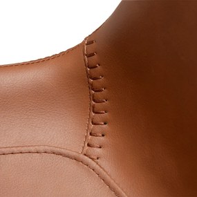 Koňakově hnědá barová židle (výška sedáku 74,5 cm) Hype – DAN-FORM Denmark