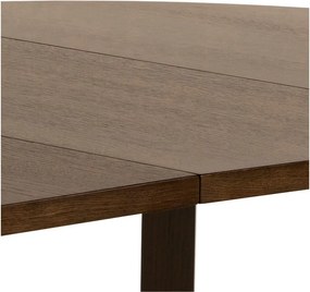 Kulatý rozkládací jídelní stůl s přídavnou deskou v dekoru dubu ø 120 cm A-Line – Actona