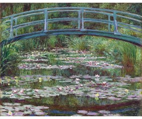 Reprodukce obrazu Claude Monet - The Japanese Footbridge, 50 x 40 cm