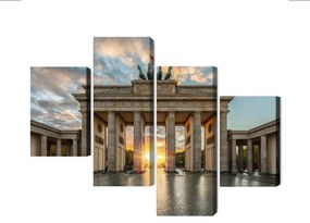 Vícedílný obraz Braniborská Brána V Berlíně Nedostatek Nedostatek Plátno Canvas 160x100