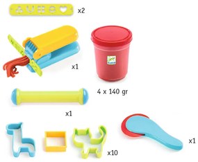 Hravá modelína - startovací set modrý