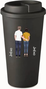Personalizovaný cestovní termohrnek s párem