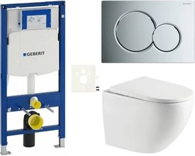Závěsný WC set Geberit do lehkých stěn / předstěnová SAT SIKOGESTOR67S01CR