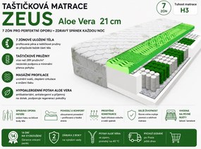 Zeus Aloe Vera 21 cm 90x200 21 ECOMATRACE z2190