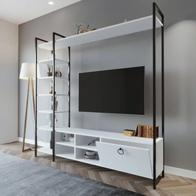 Kalune design Obývací stěna MAT bílá 285LCV1138
